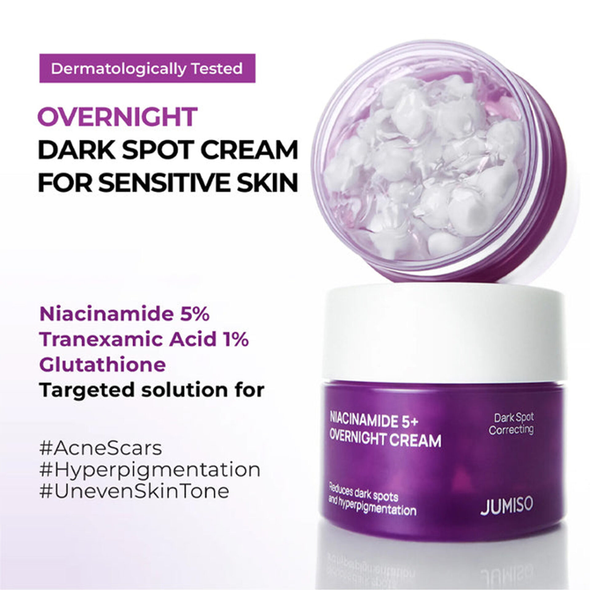 Jumiso Niacinamide 5 + Overnight Cream 50ml – Jfa Cosmetics